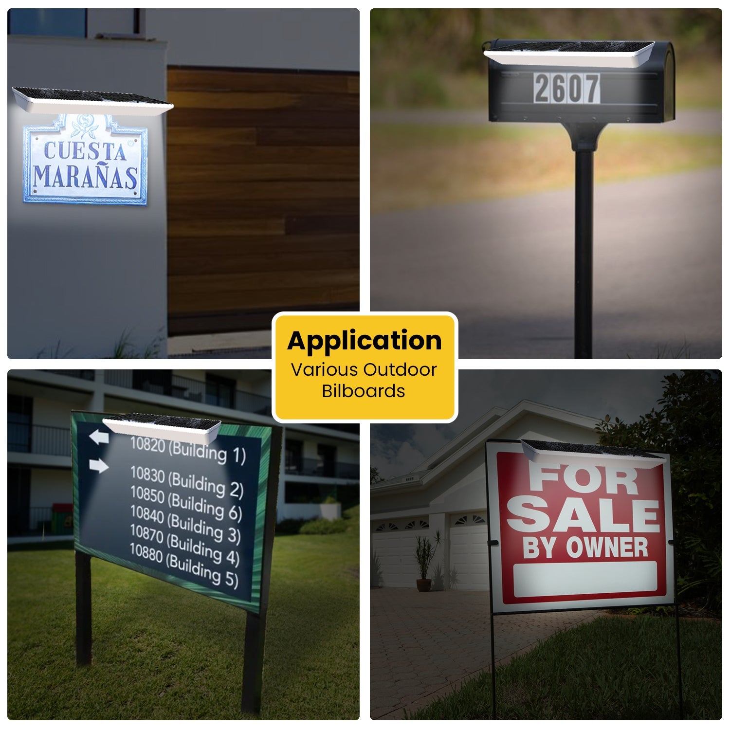 Brighticonic Solar Sign Lights: Advertising and Real Estate, BICSSL-01 ...