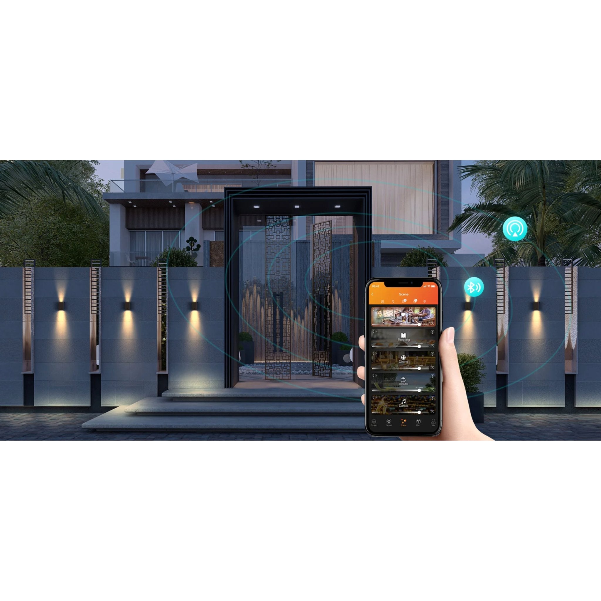 Polar Up and Down Smart Solar Light BICAUL-01 | Brighticonic