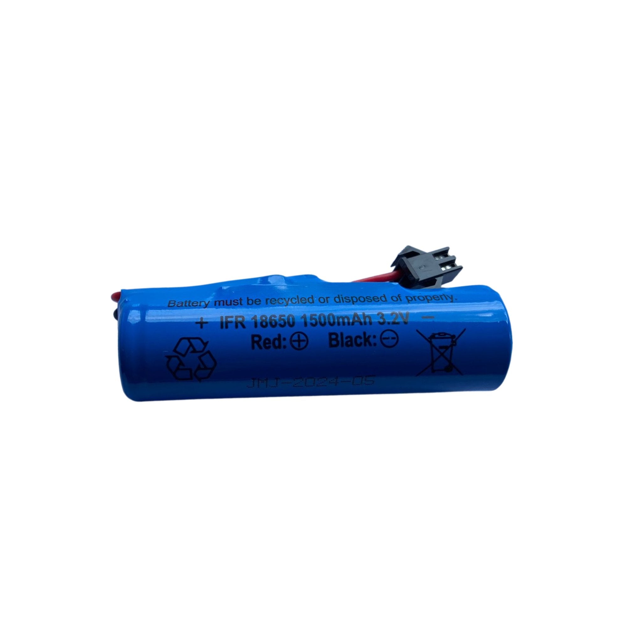 Replacement Rechargeable Battery 3.2V, 1500mAh IFR 18650 | Brighticonic