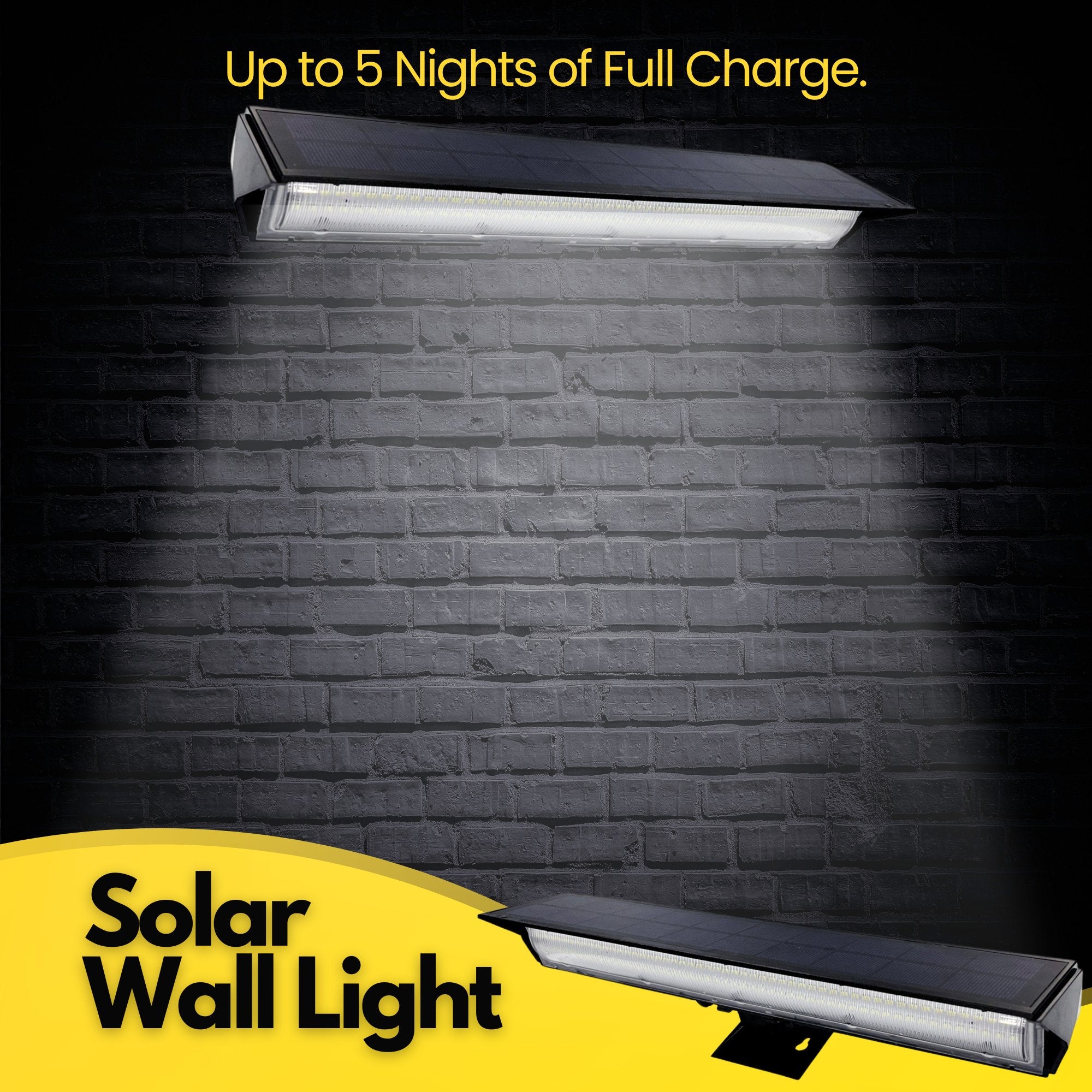 Solar Sign Light Flood Lights 13" BICSSL-02 | Brighticonic